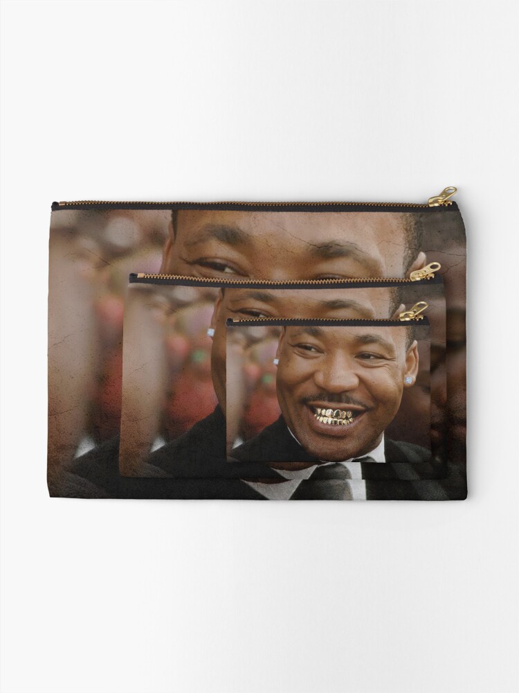 ""Hood" MLK" Zipper Pouch for Sale by MakeitBlack | Redbubble