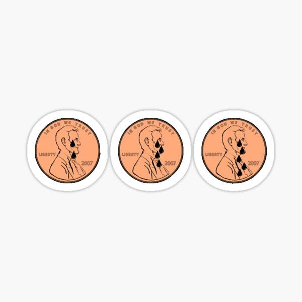 "Penny Cry" Sticker for Sale by AnthonyShields | Redbubble