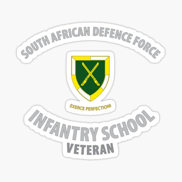 "SADF Infantry School Veteran 41" Sticker for Sale by PUBLXA41 | Redbubble