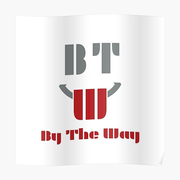 "BTW -by the way" Poster for Sale by amlt | Redbubble