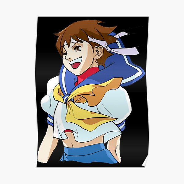 "Ryu Fan Girl " Poster for Sale by ZiqiPyatt | Redbubble