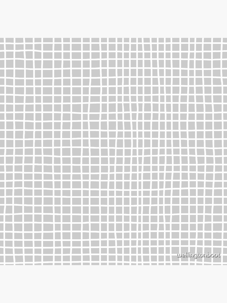 "Light Grey Grid" Sticker for Sale by wellingtonboot | Redbubble