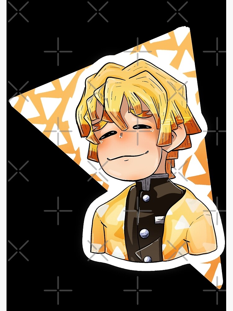 "Zenitsu Agatsuma -smile-" Poster by SummersSpace | Redbubble