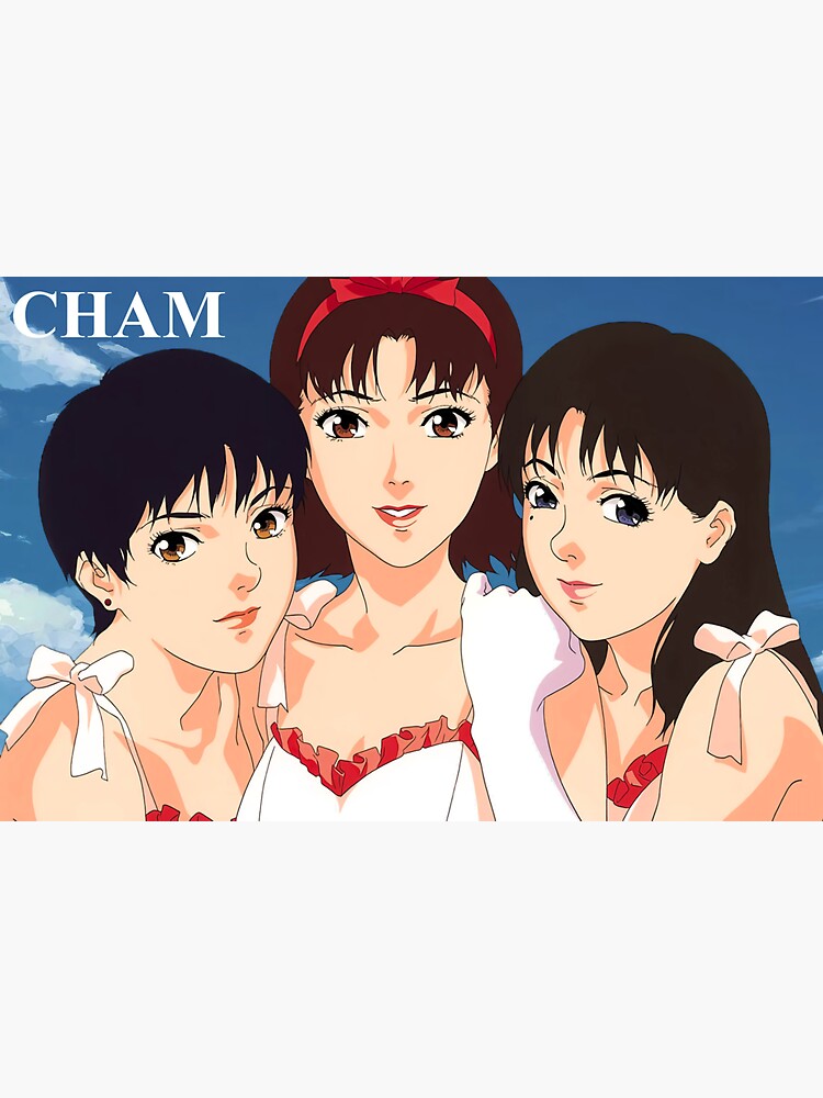"Perfect Blue Cham Poster" Sticker for Sale by CeladonRB | Redbubble