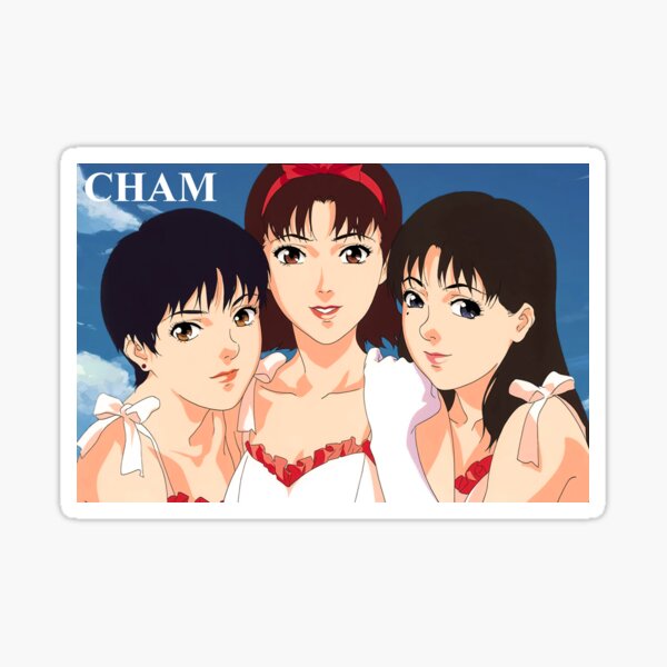 "Perfect Blue Cham Poster" Sticker for Sale by CeladonRB | Redbubble