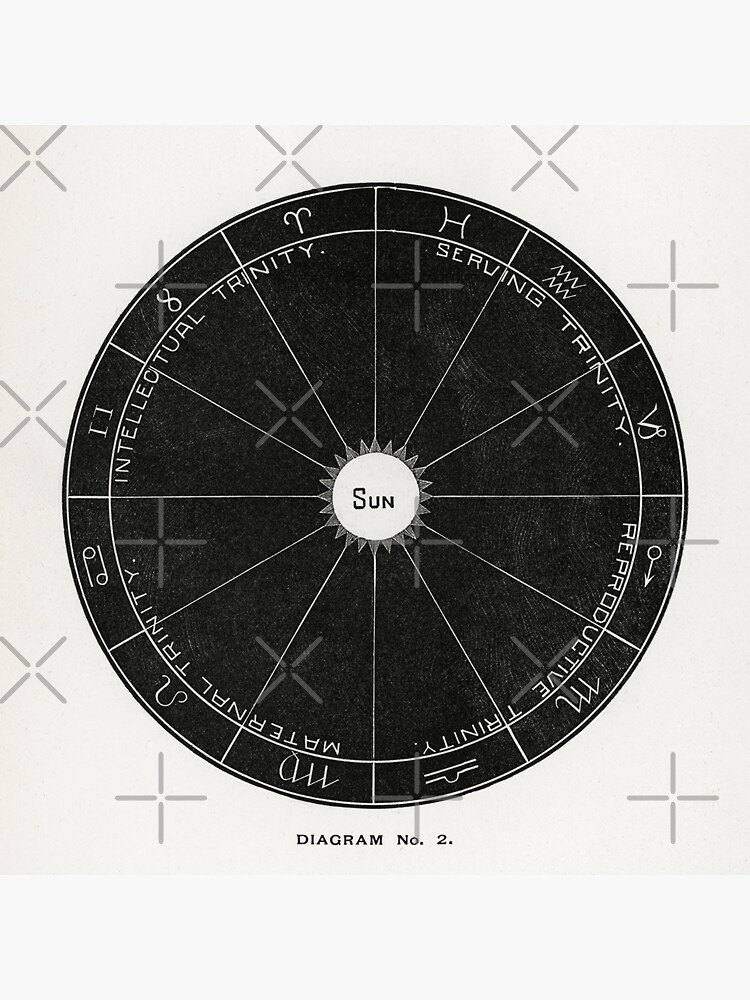 "Sun Diagram" Sticker for Sale by thatprintfellla | Redbubble