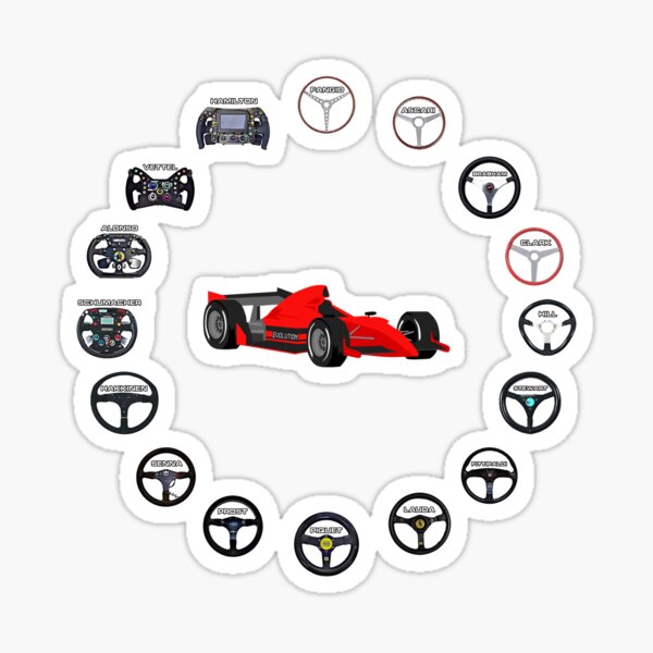 "F1 Evolution - Steering Wheel" Sticker for Sale by animeri | Redbubble