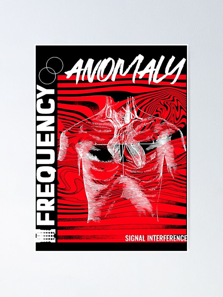 "Aesthetic Modern design Frequency Anomaly " Poster by hamishmor ...