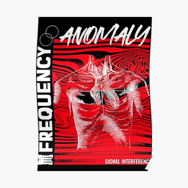 "Aesthetic Modern design Frequency Anomaly " Poster by hamishmor ...
