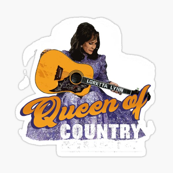 "Loretta Lynn " Sticker for Sale by hamishmor | Redbubble
