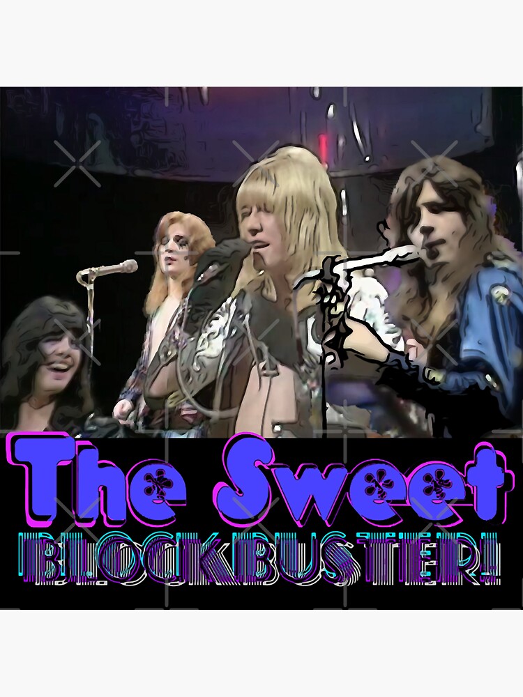 "The Sweet Band Blockbuster black background With Sweet And Cute Vocals ...