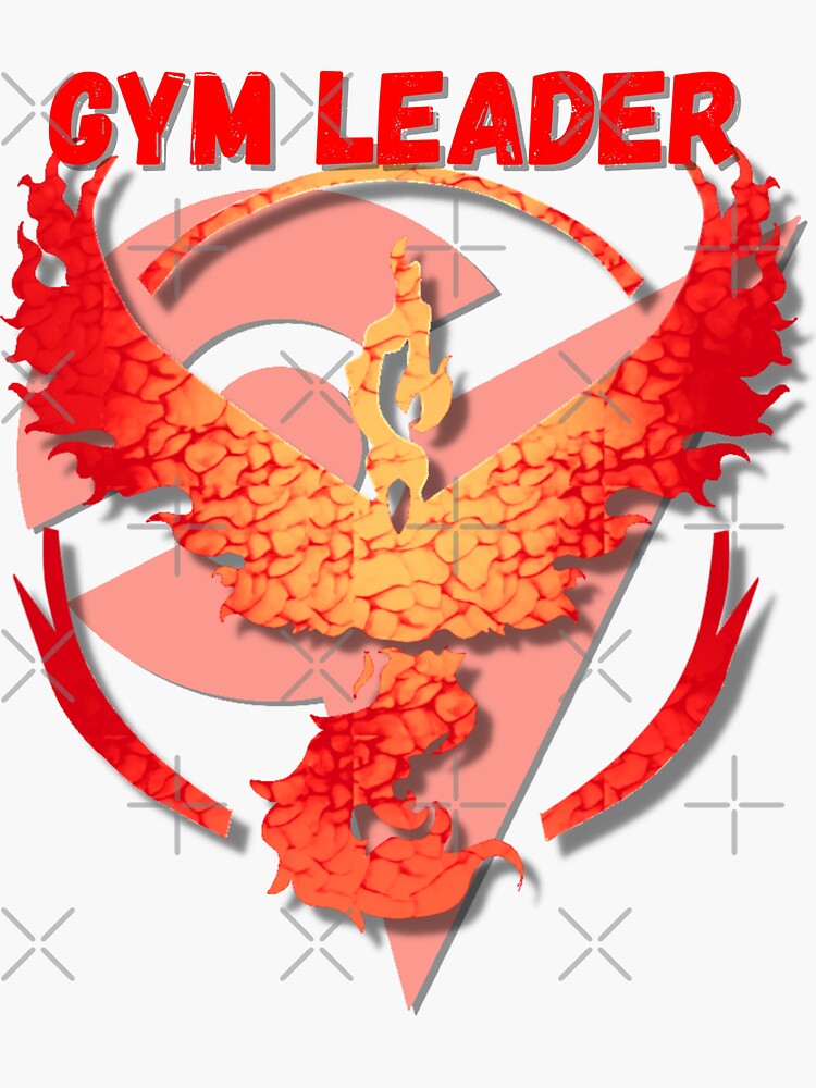 "Gym Leader (Valor), Hit the gym, gym training, " Sticker for Sale by ...