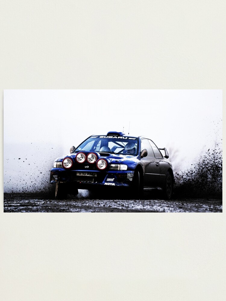 "Subaru Rally Car" Photographic Print for Sale by Terran024 | Redbubble