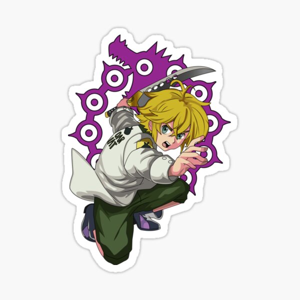 "Meliodas" Sticker by ClaireMoverva | Redbubble