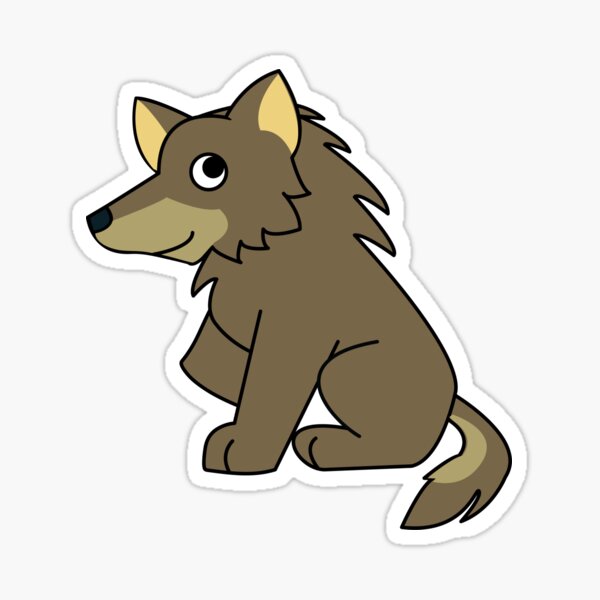 "Fenrir Wolf - Loki's Son 2 - Asatru Animals" Sticker by Wyrddesign ...