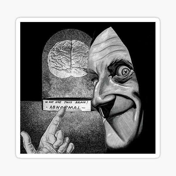 "Abby Normal " Sticker for Sale by Dessert820 | Redbubble