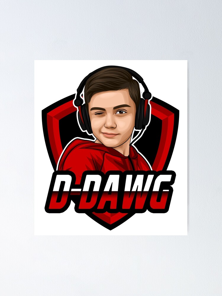 "D-DAWG Video Gaming Designs Logo" Poster for Sale by ddawgdesigns ...