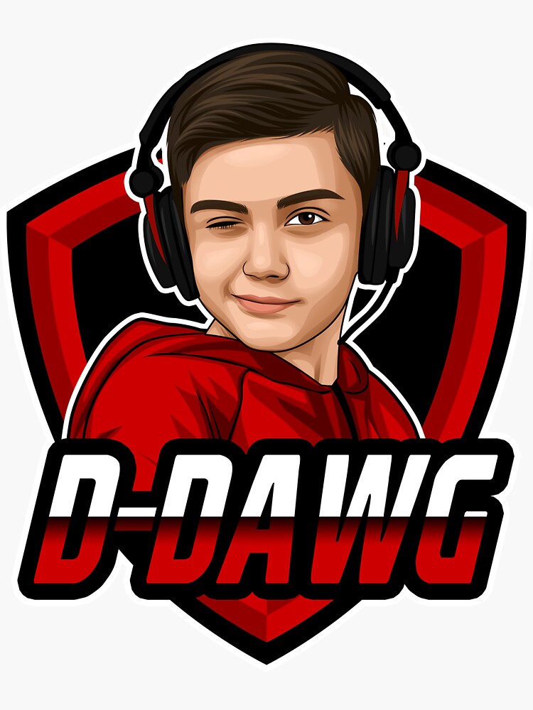"D-DAWG Video Gaming Designs Logo" Sticker for Sale by ddawgdesigns ...