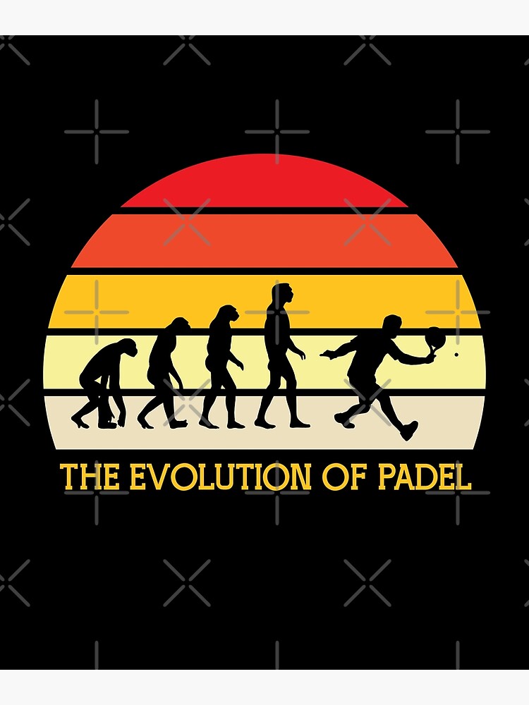 "Evolution of Padel Tennis Design Gift for Padel Player Coach ...