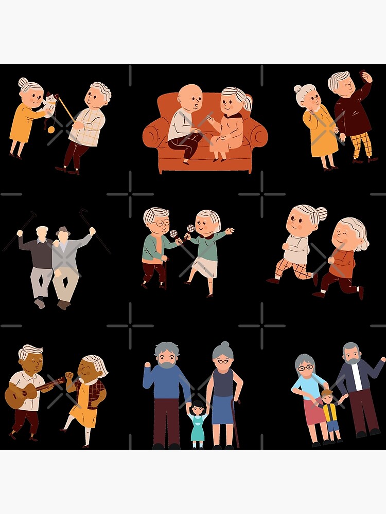 "Its weird being same age as old people-OLD PEOPLE GOALS STICKER PACK ...