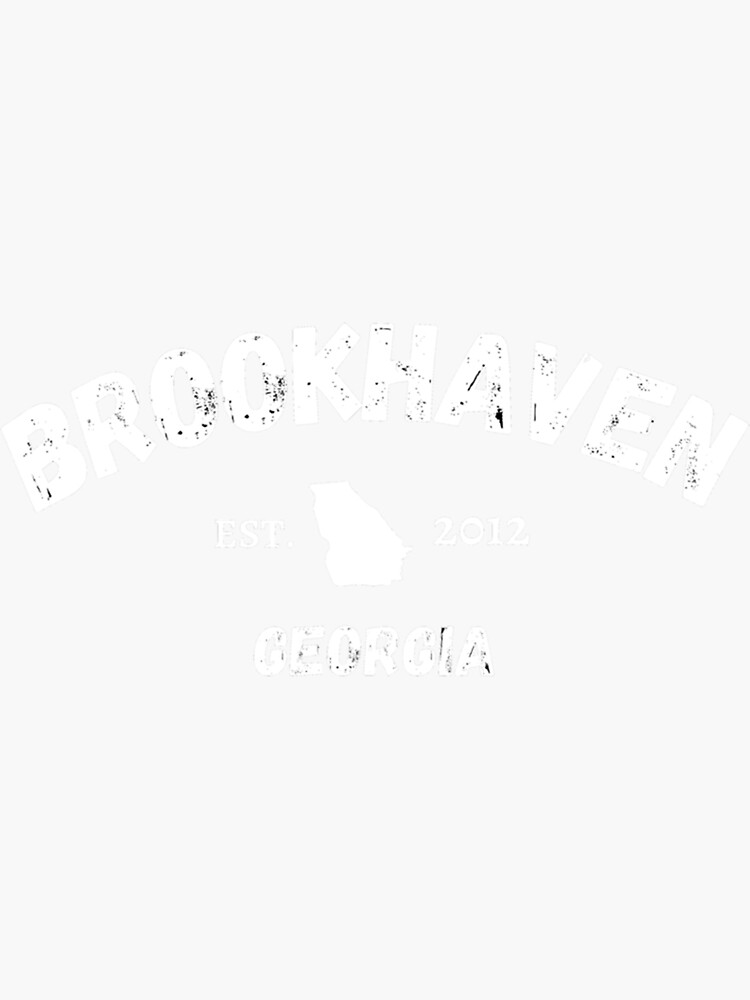 "Brookhaven Georgia Classic" Sticker for Sale by OdinBeaton | Redbubble