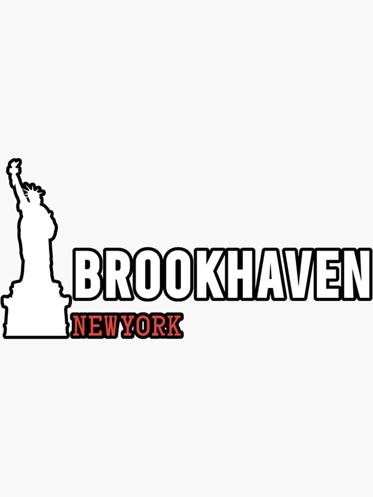 "BROOKHAVEN NEW YORK Classic" Sticker for Sale by OdinBeaton | Redbubble