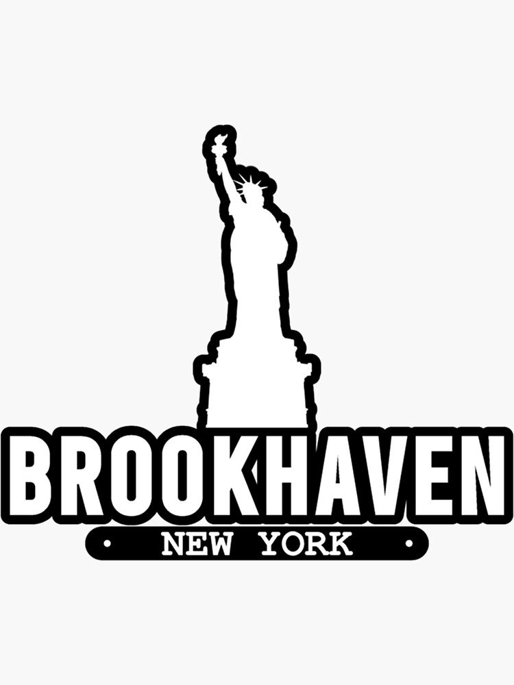 "BROOKHAVEN NEW YORK Classic" Sticker for Sale by OdinBeaton | Redbubble