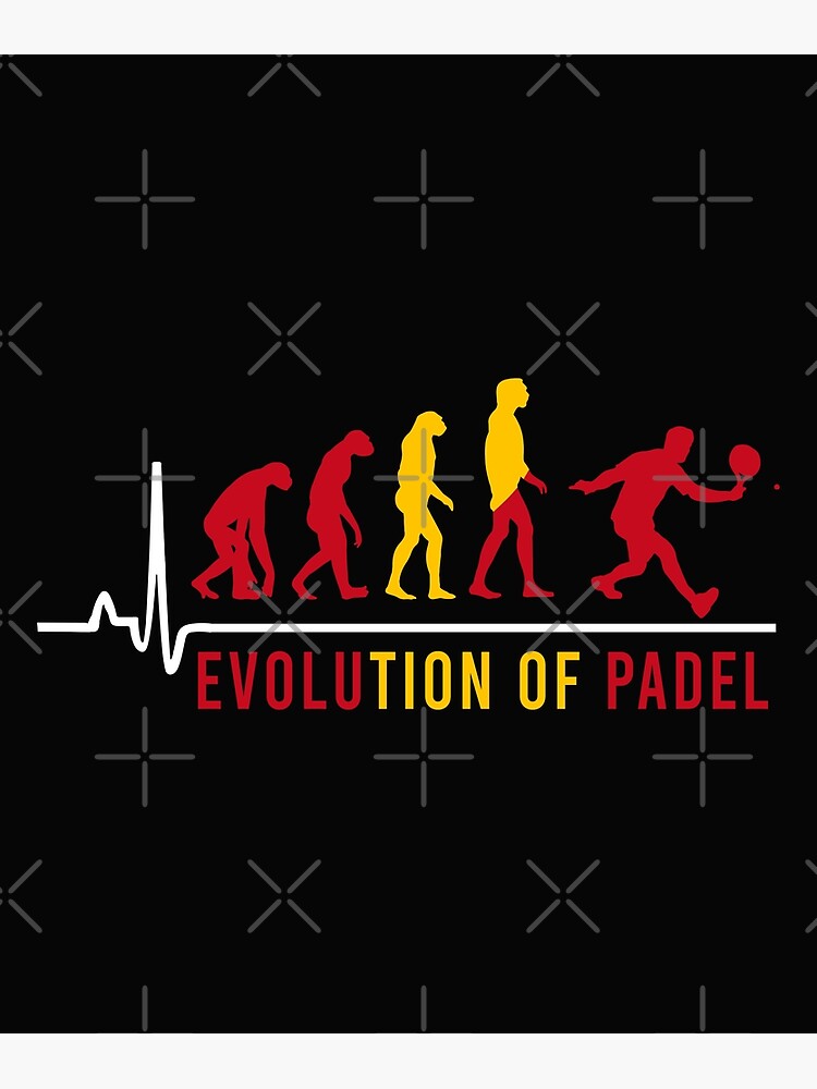"Evolution of Padel Tennis Design Gift for Padel Player Coach" Poster ...