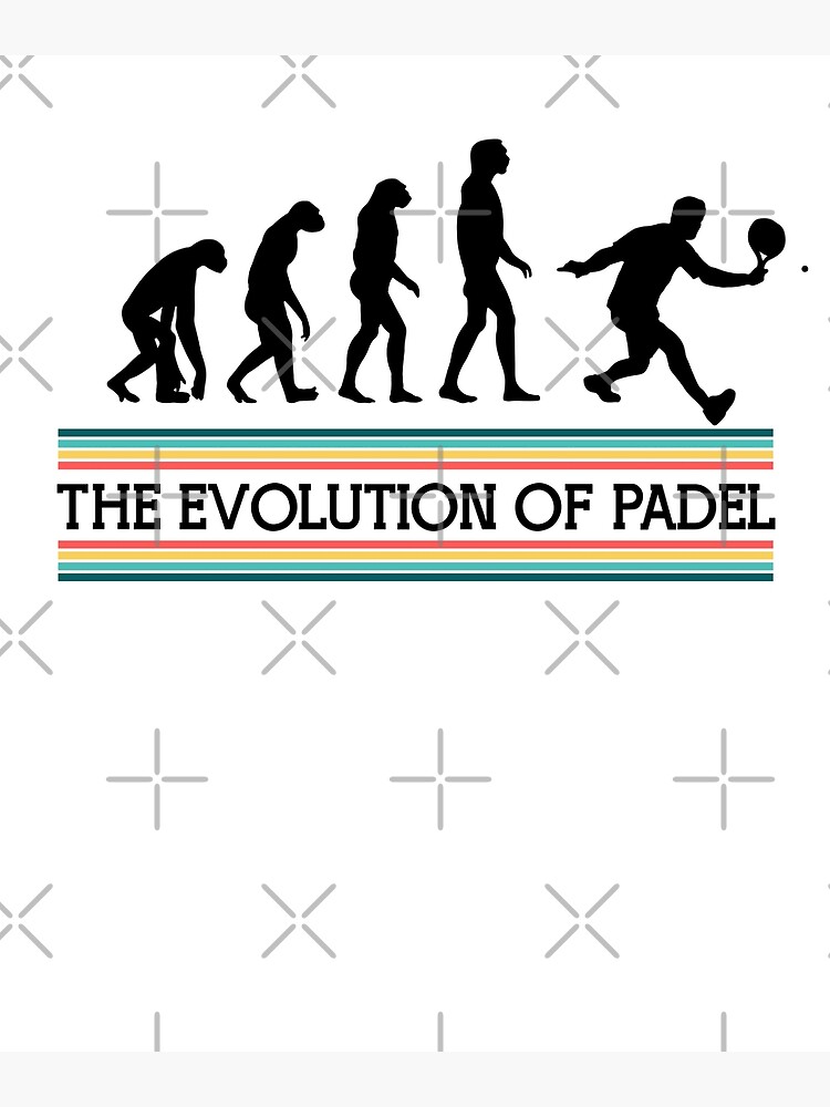 "Evolution of Padel Tennis Design Gift for Padel Player Coach" Poster ...