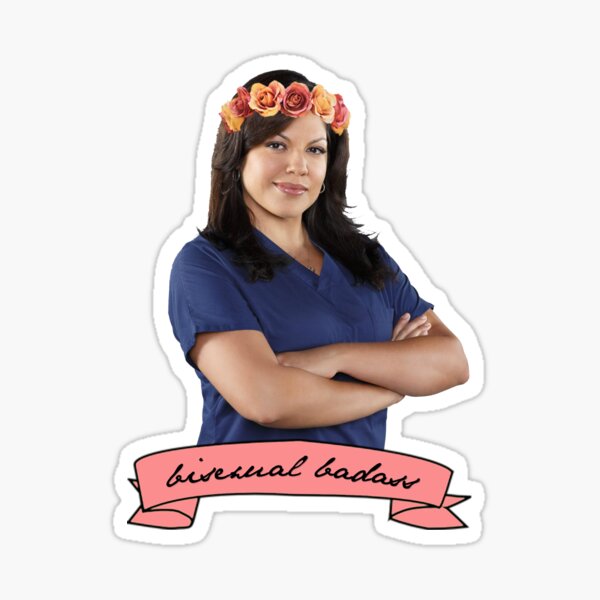 "Callie Torres - Bisexual Badass" Sticker by domiellis | Redbubble