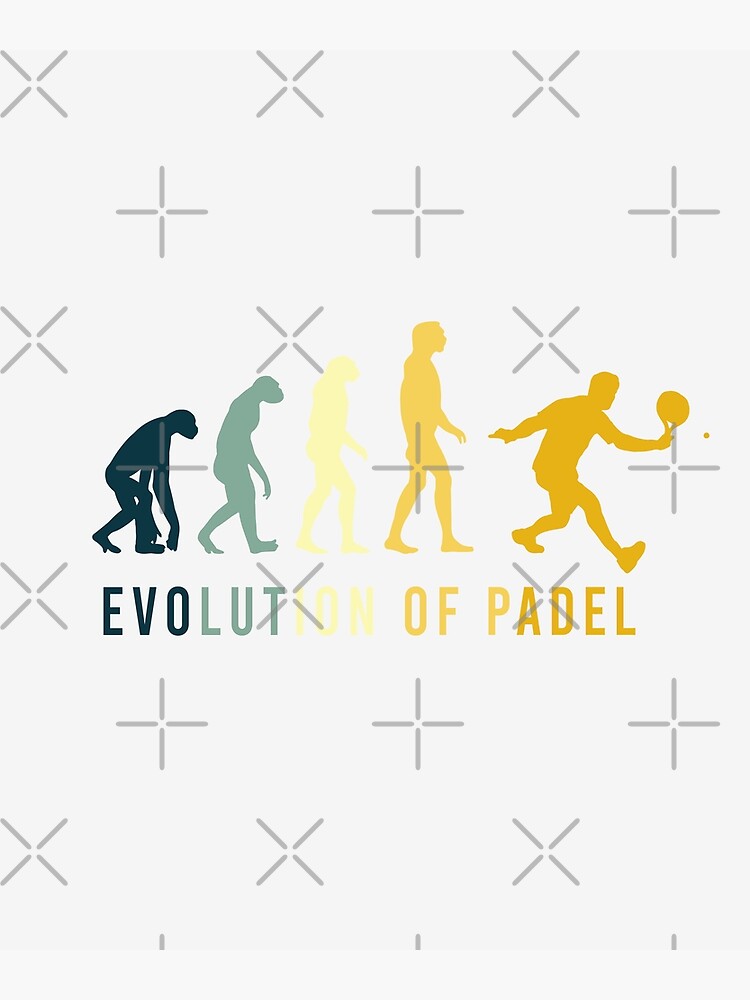 " Evolution of Padel Tennis Design Gift for Padel Player Coach" Poster ...