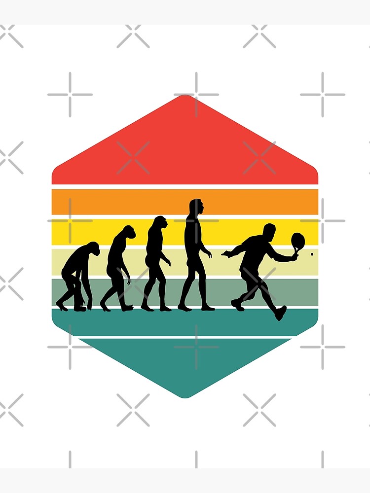 " Evolution of Padel Tennis Design Gift for Padel Player Coach" Poster ...