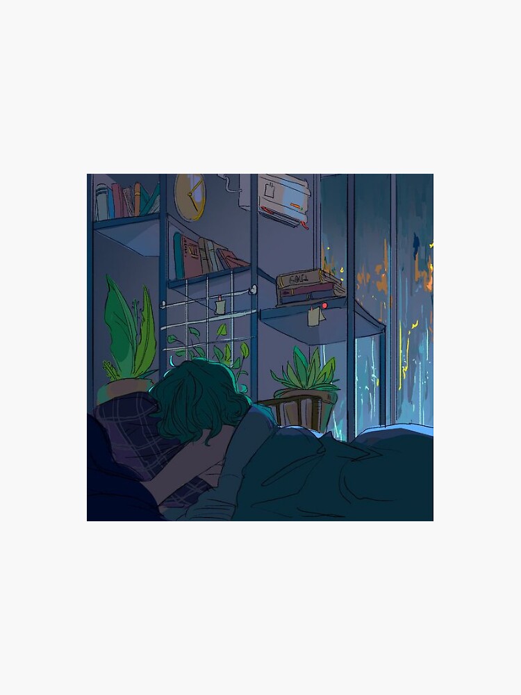 "messy room sticker" Sticker for Sale by aloeplantz | Redbubble