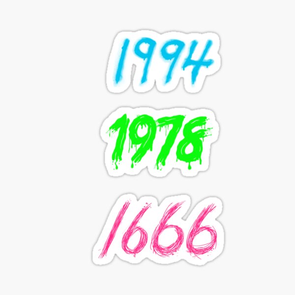 Pegatina «Logotipo de Fear Street 1994 1978 1666» de annypozzi | Redbubble