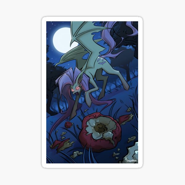 "Flutterbat" Sticker for Sale by DragonBeak | Redbubble