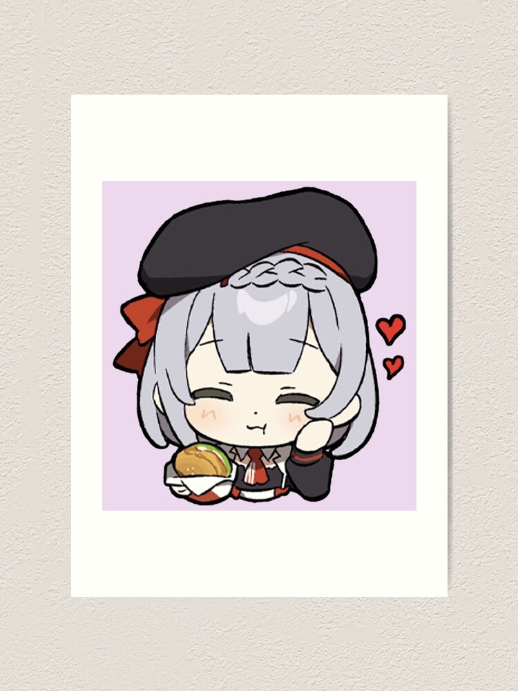 "Genshin Impact Noelle Chibi #1" Art Print by thePeachPit | Redbubble