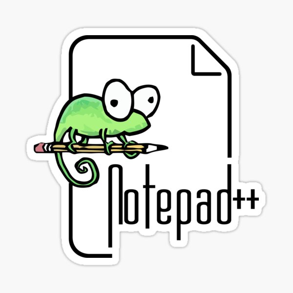 "BEST SELLING - Notepad++ " Sticker for Sale by MimbresWorks | Redbubble