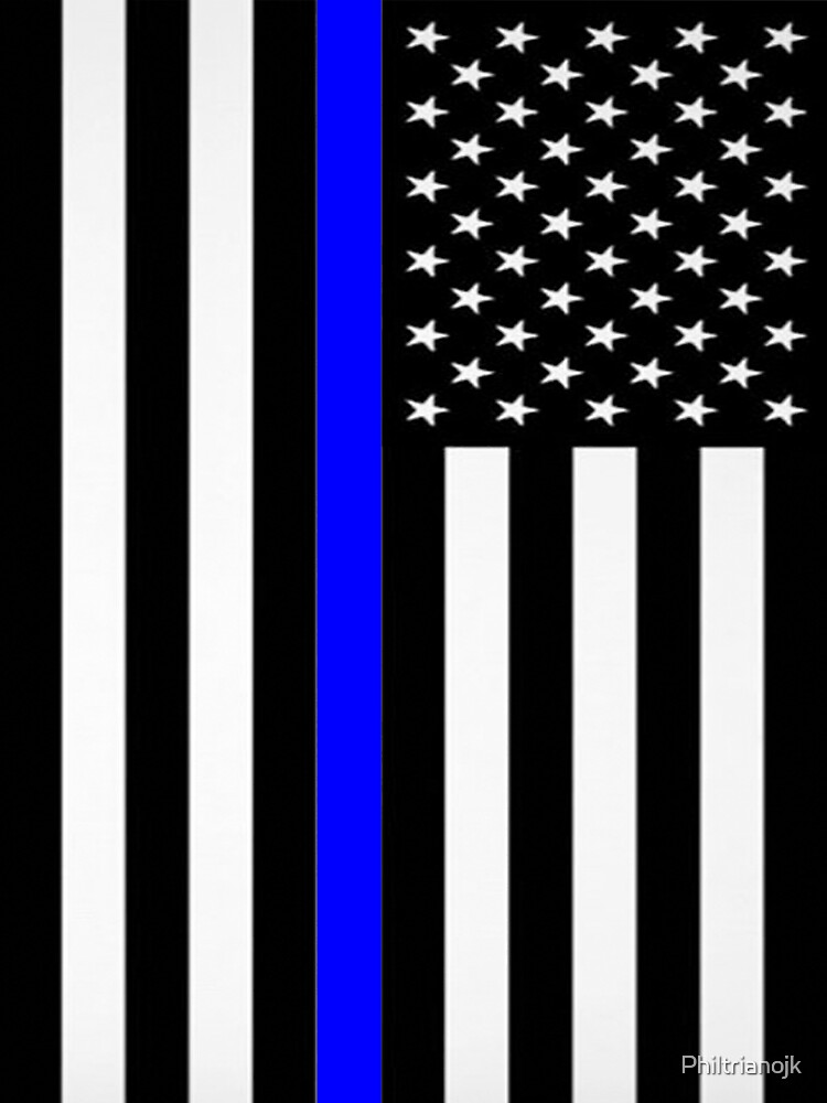 "Police Flag" Sticker by Philtrianojk | Redbubble