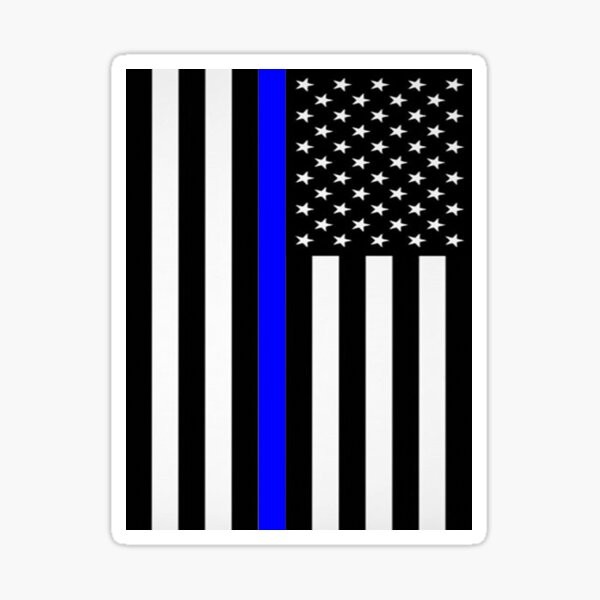 "Police Flag" Sticker by Philtrianojk | Redbubble