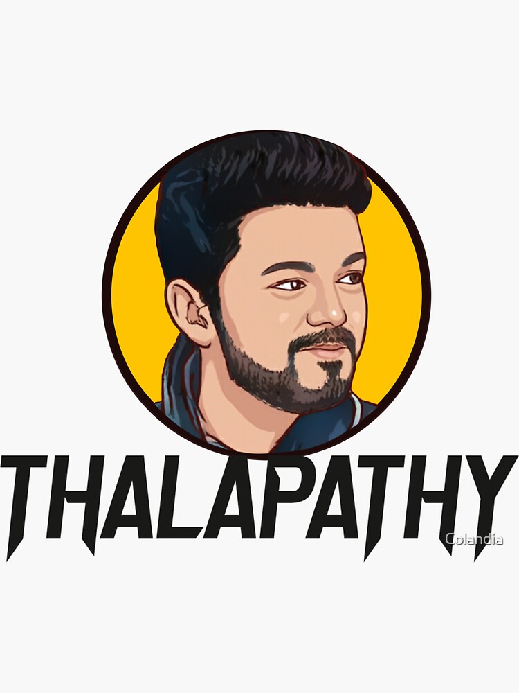 "Vijay Indian Actor" Sticker for Sale by Colandia | Redbubble