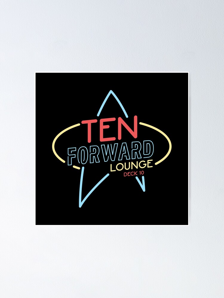 "Ten Forward Lounge" Poster for Sale by DeadRight | Redbubble