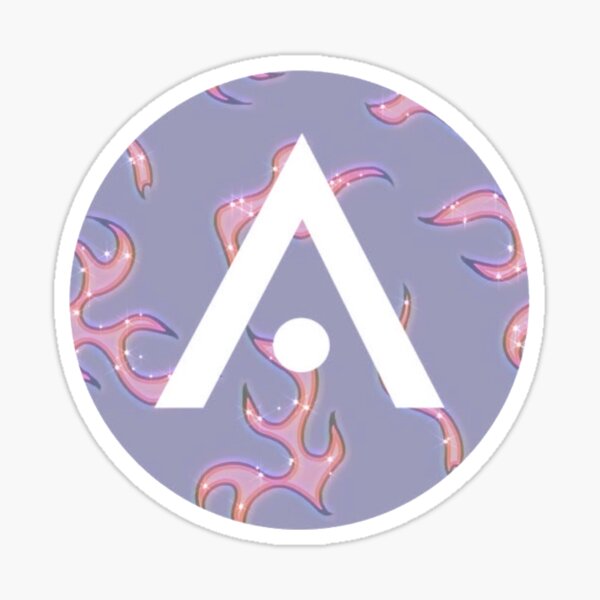 "Purple Fire Aveda Logo" Sticker for Sale by Dalaura | Redbubble
