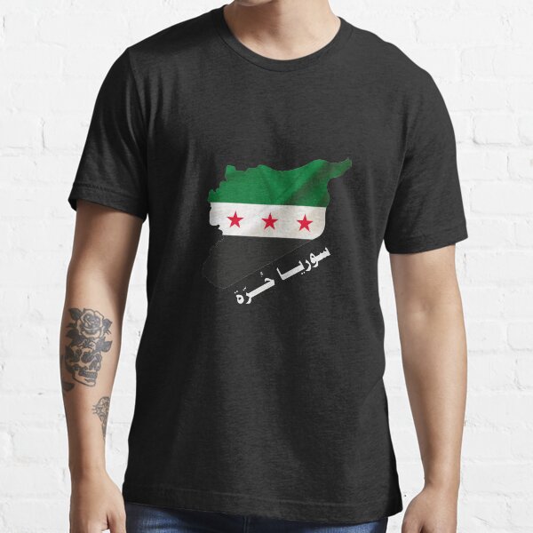"Syria Independence Flag Map arabic" T-shirt for Sale by Mo5tar ...