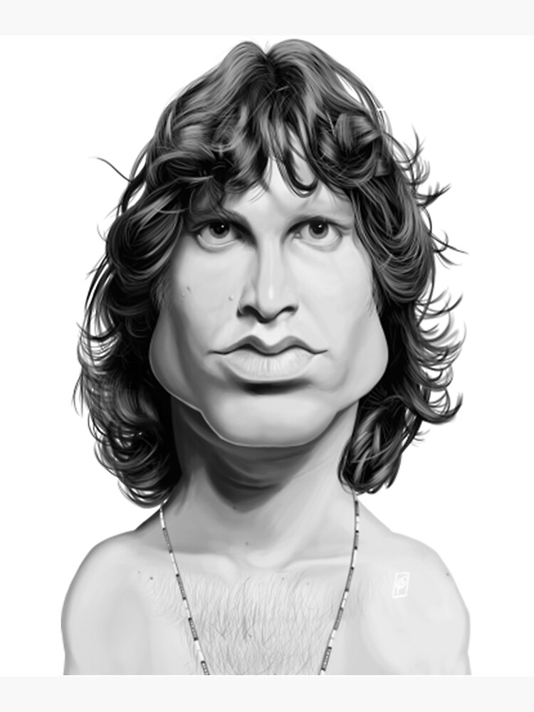 "Jim Morrison chibi" Poster for Sale by typeshirts | Redbubble