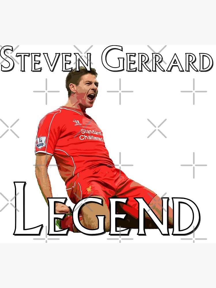 "Steven Gerrard Legendary Series - Celebration" Poster by ...