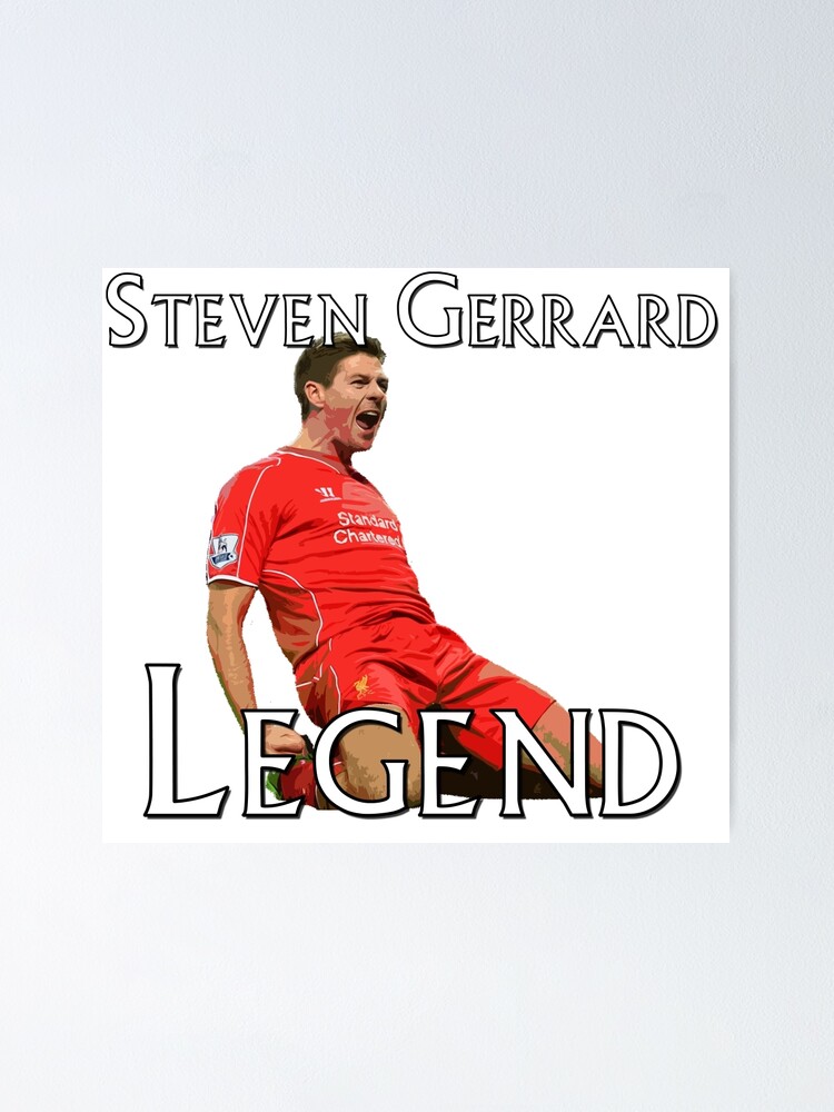 "Steven Gerrard Legendary Series - Celebration" Poster by ...