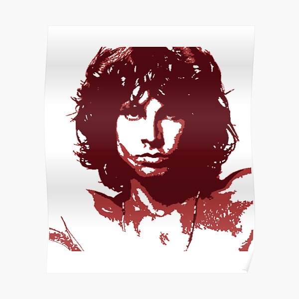 " Jim morrison Vintage " Poster for Sale by typeshirts | Redbubble