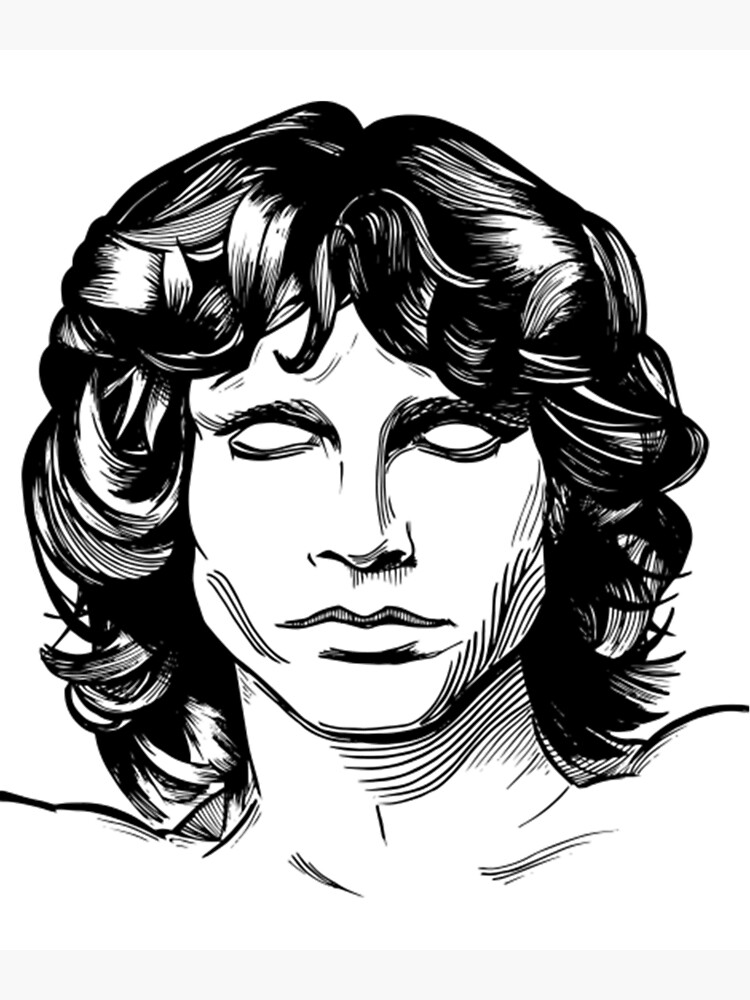 "Jim Morrison chibi" Poster for Sale by typeshirts | Redbubble