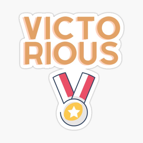 "Victorious" Sticker for Sale by McutDesign | Redbubble