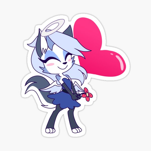 "Solo Flower Angel Loona (Helluva Boss)" Sticker for Sale by EMositeCC ...